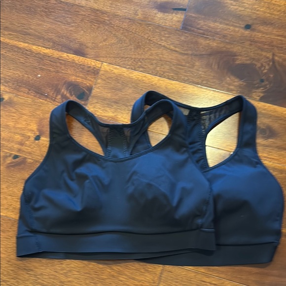 Athleta | Intimates & Sleepwear | 2 Athleta Black Sport Bras | Poshmark